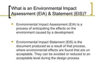 Imelda Winters Presentation Environmental Impact Assessment | PPT