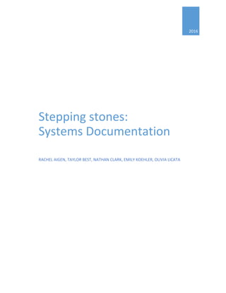 Stepping Stones Systems Document Final | PDF