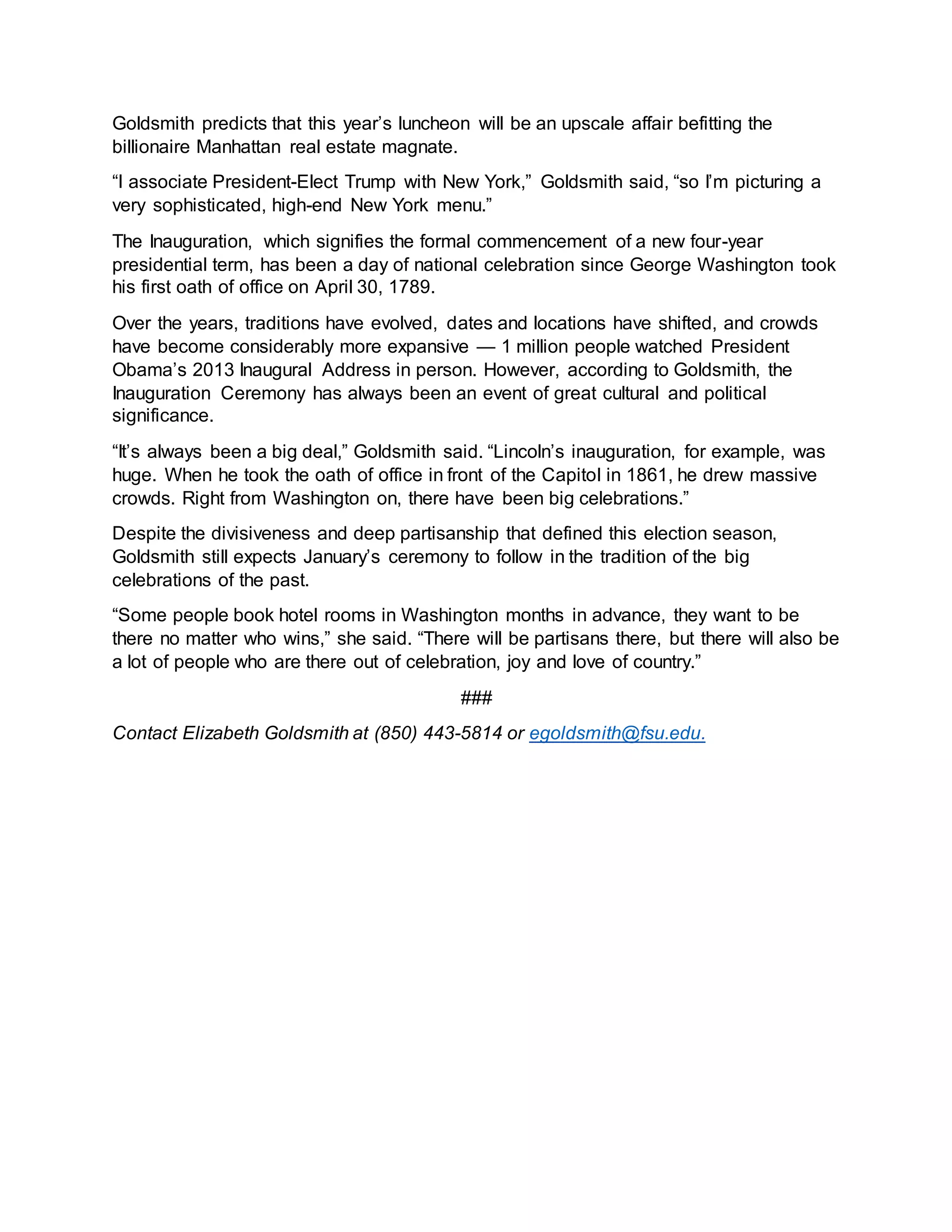 Inauguration-2017-Liz-Goldsmith | PDF