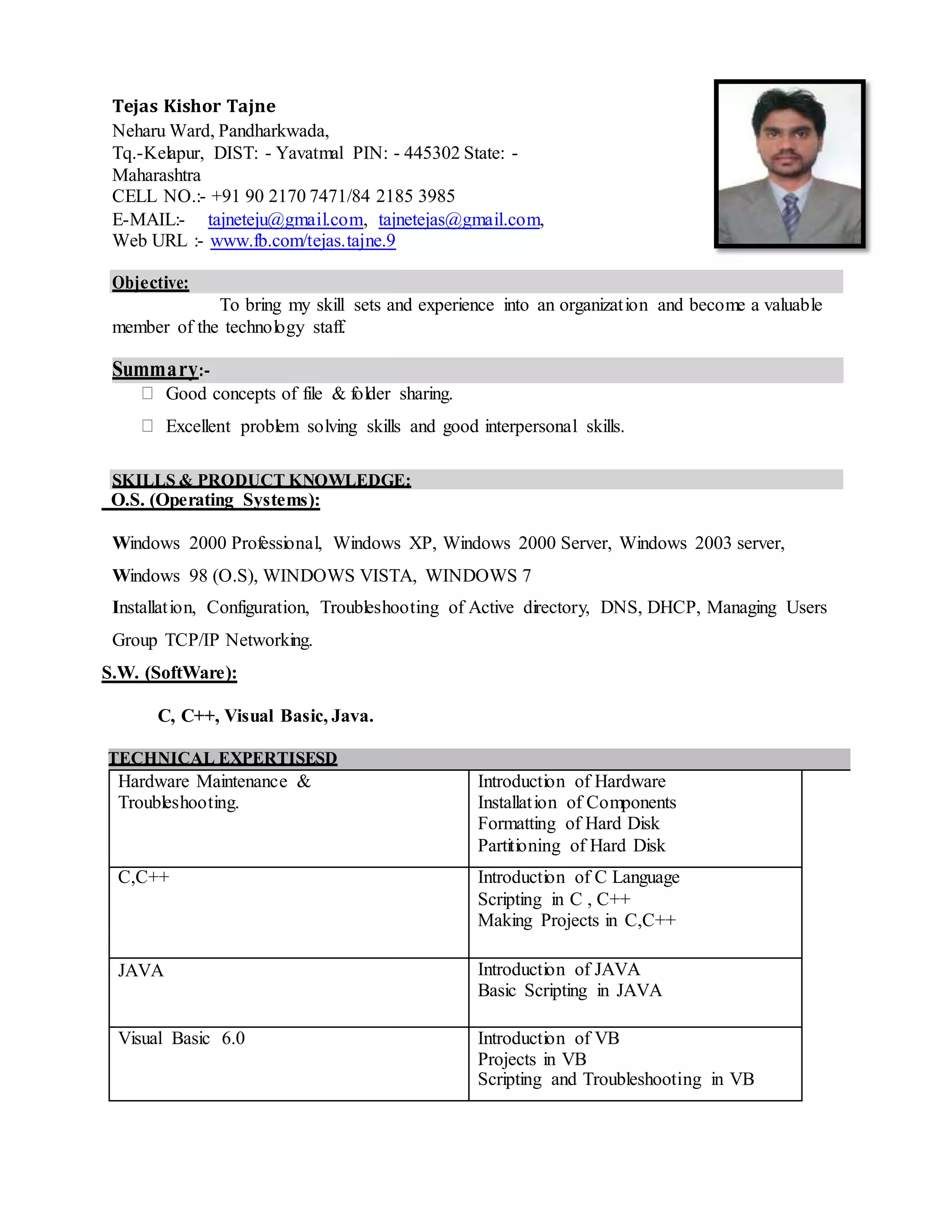 Tejas Kishor Tajne (1) | DOCX
