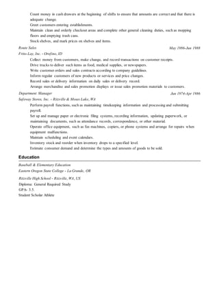 Ron Resume 2 | DOCX
