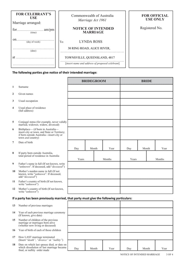 Notice-of-intended-marriage | PDF