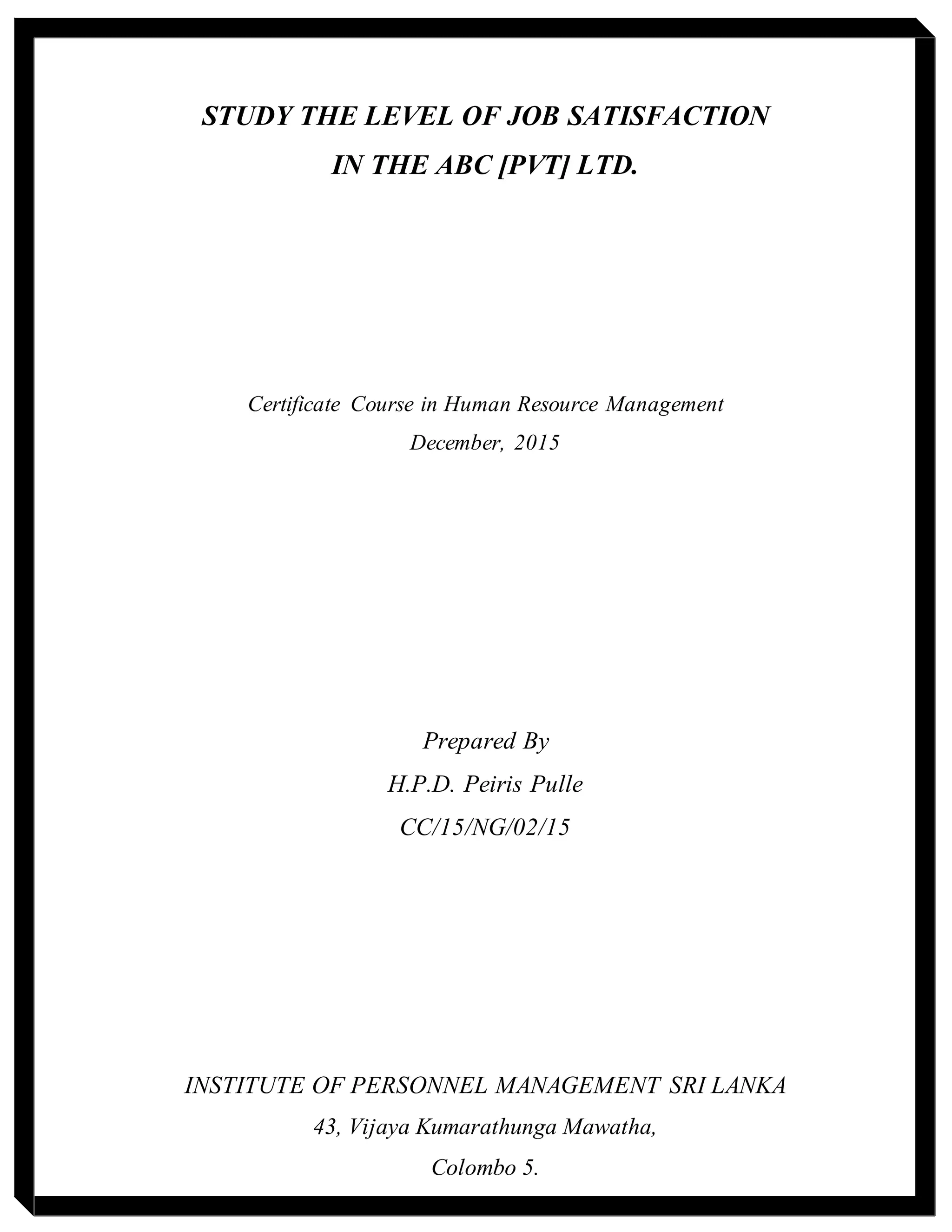 CCHRM Project cover page | DOCX
