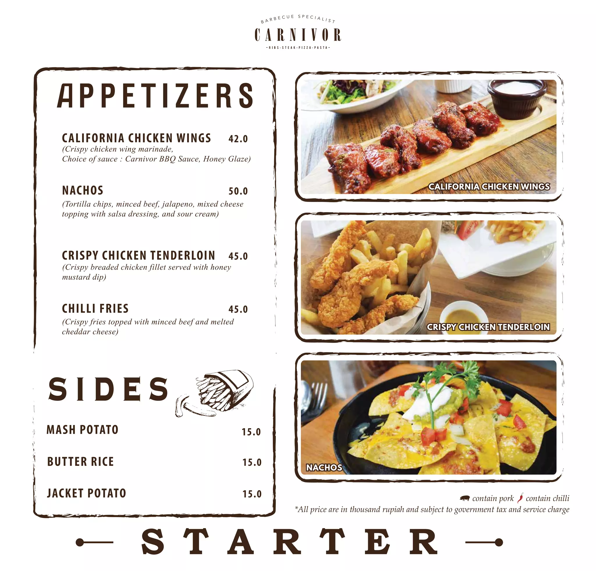 MENU carnivor KG | PDF