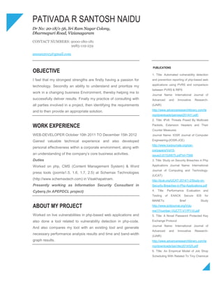 PRSN NEW RESUME | PDF | Internet | Computing