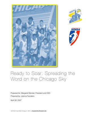 Chicago Sky Newsletter Proposal | PDF