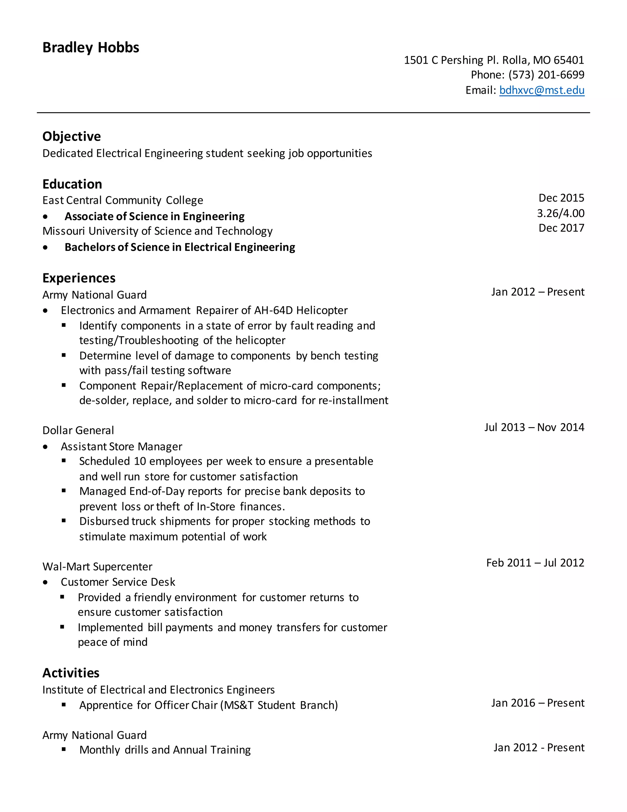 Scannable Resume Sprg2016 | DOCX