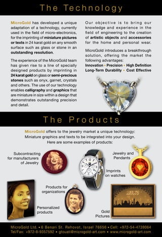 Microgold presentation | PDF