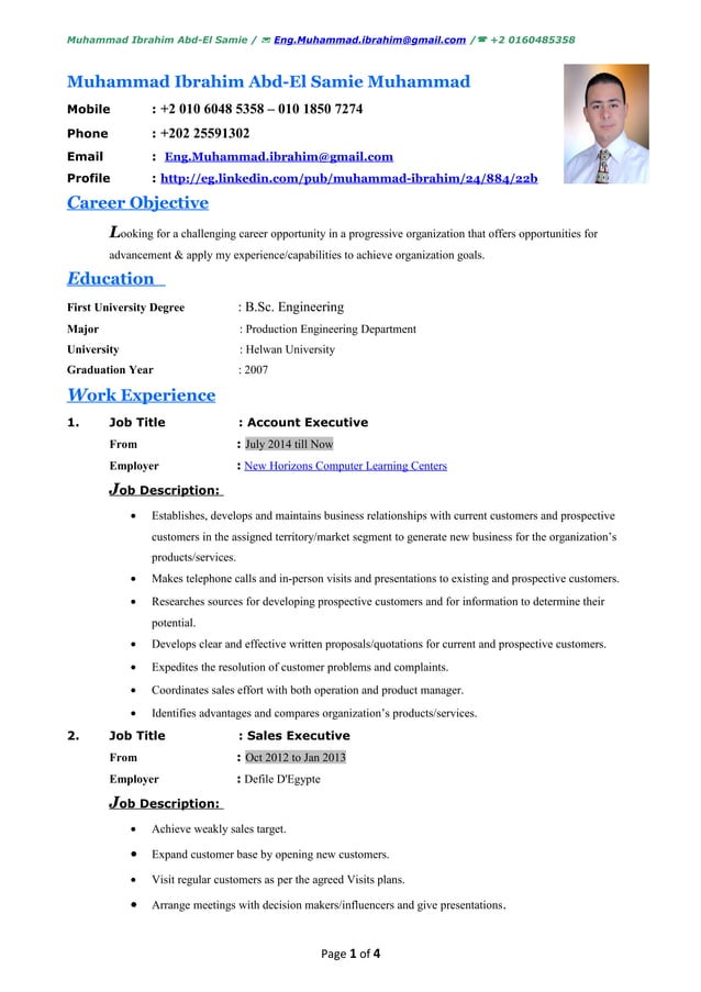 Muhammad Ibrahim CV. | DOC