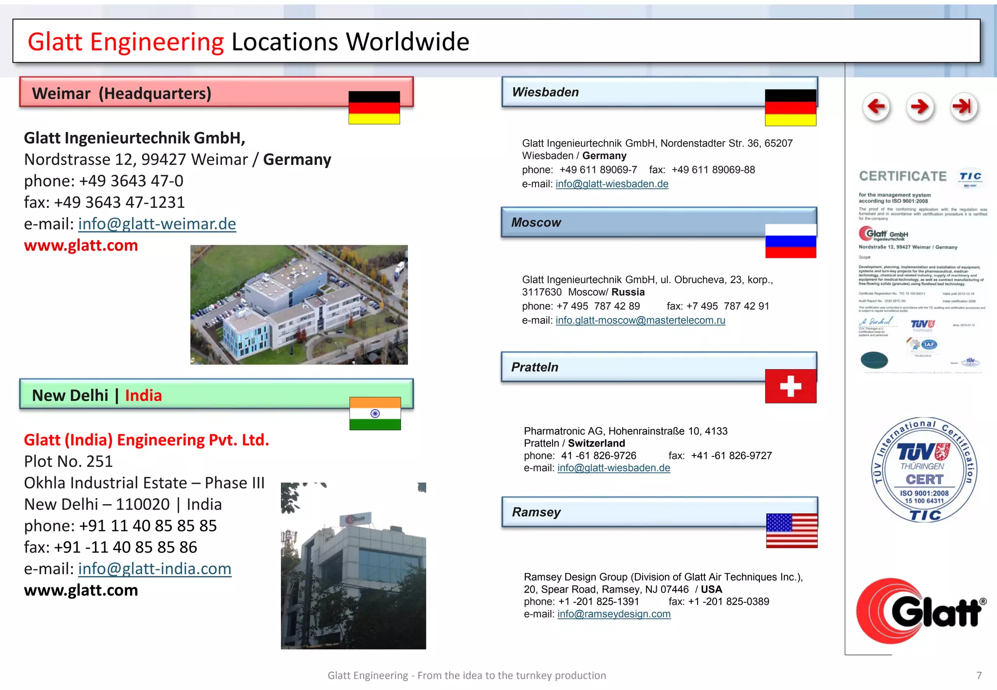 Glatt Engineering_LinkedIN 2015 | PDF
