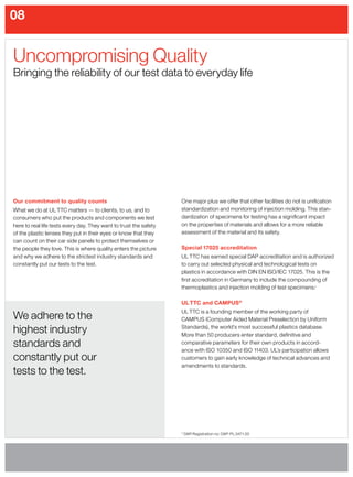 UL TTC brochure and insert | PDF