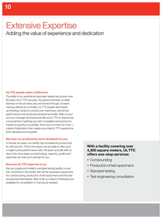 UL TTC brochure and insert | PDF