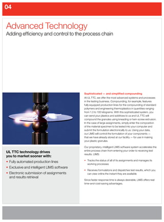 UL TTC brochure and insert | PDF