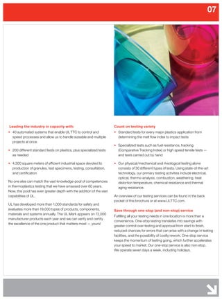 UL TTC brochure and insert | PDF