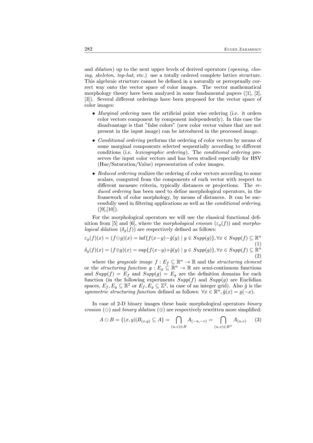 Zaharescu__Eugen Color Image Indexing Using Mathematical Morphology | PDF | Geology | Science