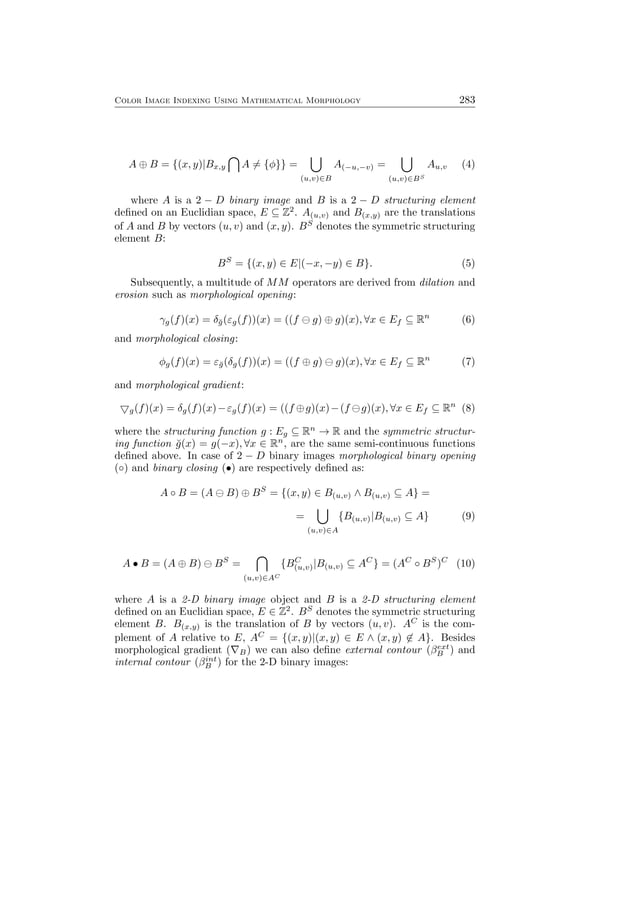 Zaharescu__Eugen Color Image Indexing Using Mathematical Morphology | PDF | Geology | Science