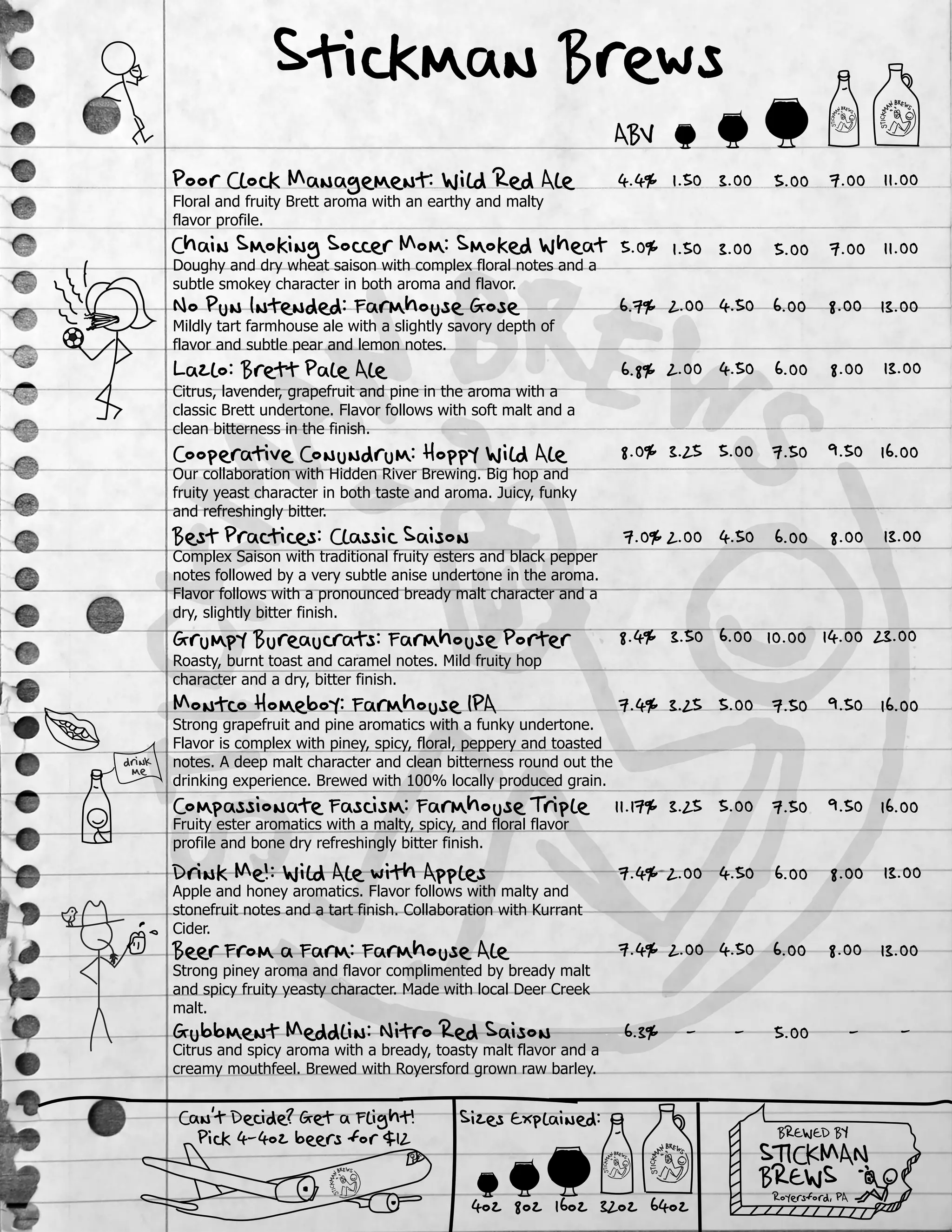 stickmanBrews_menu_front | PDF