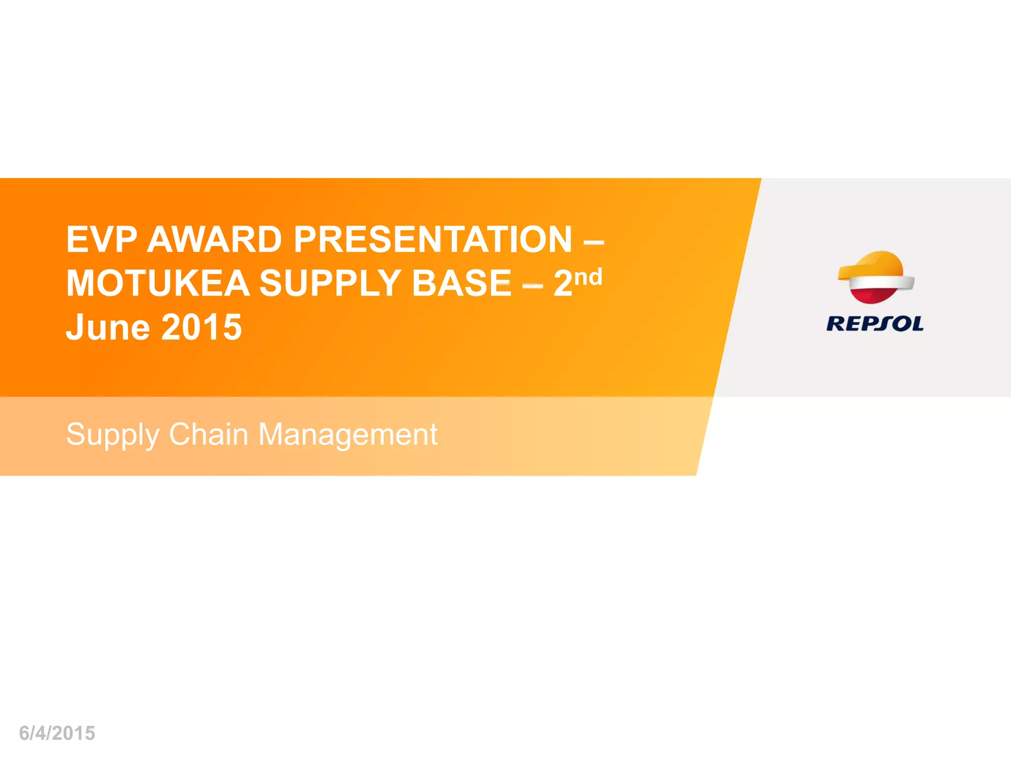 EVP Award - Motukea - 2-Jun-2015 | PDF