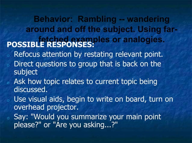 1. Working with difficult Students 7-20-21-09 | PPTX | Secondary ...