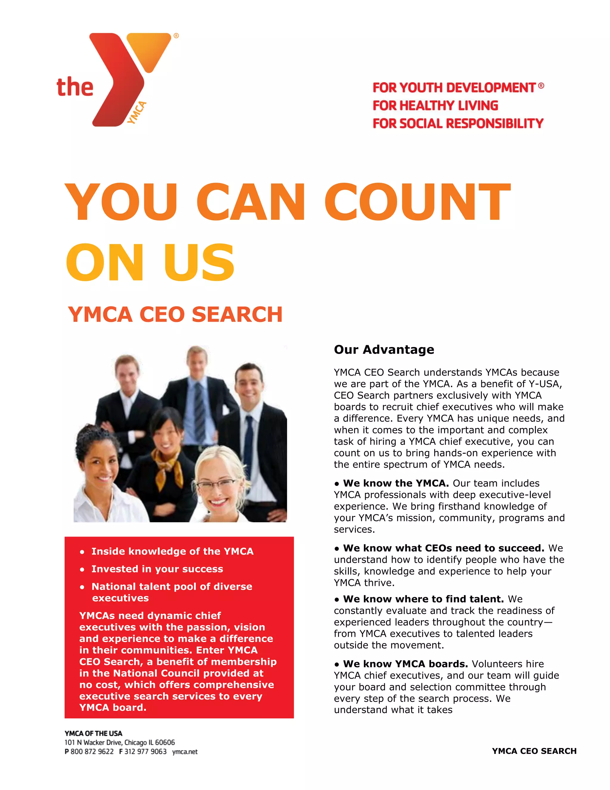 CEO Search Fact Sheet | PDF