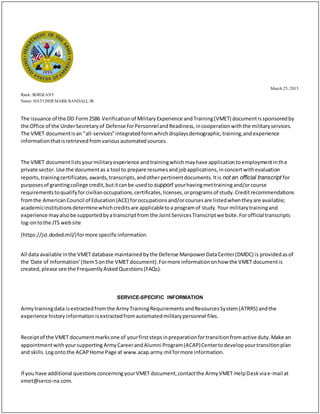 Mark Hatcher VMET Transcript | DOCX