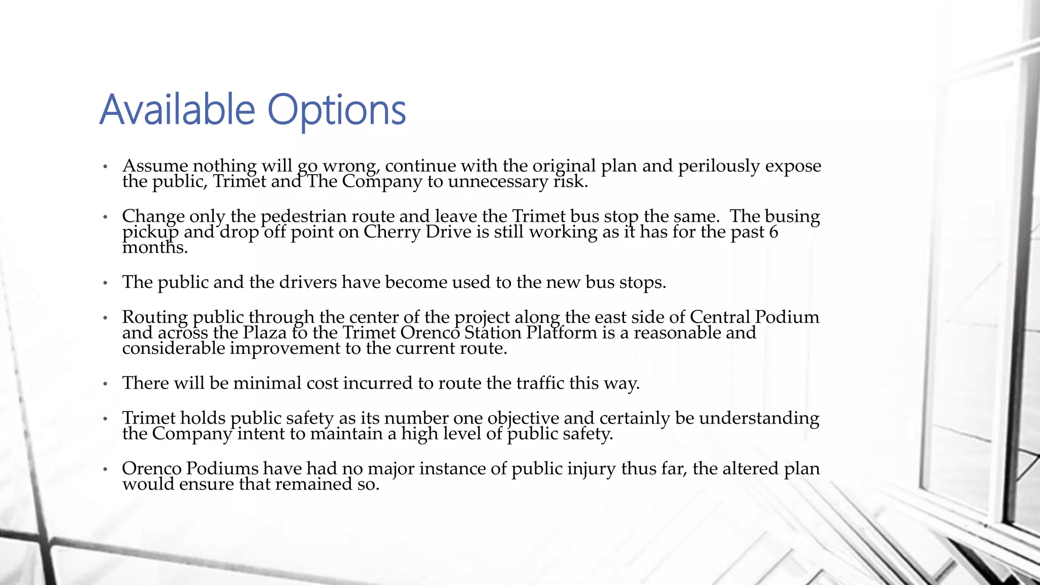 Orenco Podium Loop Road Safety Analysis | PPTX