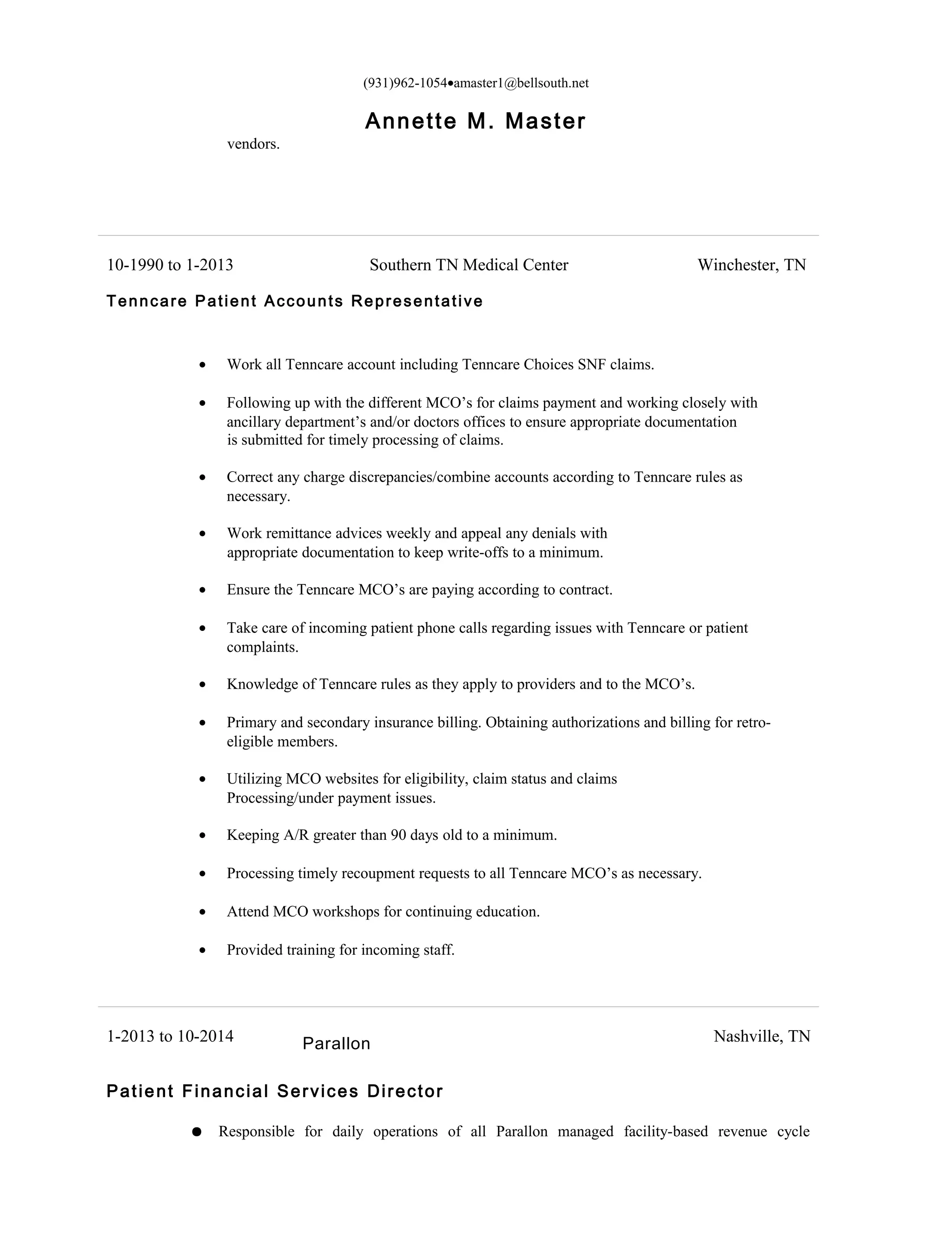 AnnetteMasterResume1 | ODT