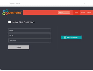 Docpoint UI_UX | PDF
