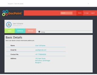 Docpoint UI_UX | PDF