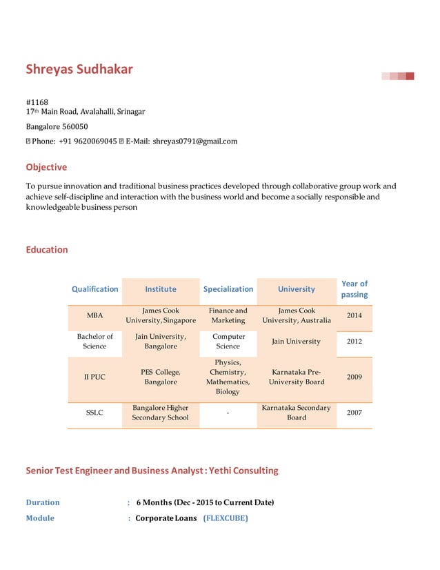 Resume Shreyas Sudhakar (1) | PDF