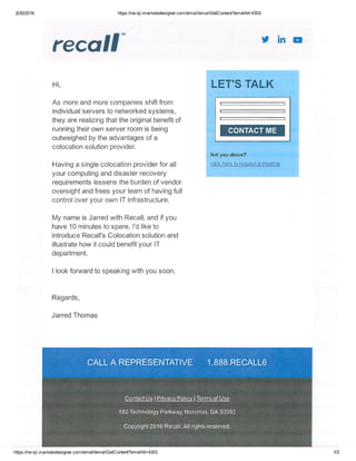 Colocation Sample | PDF