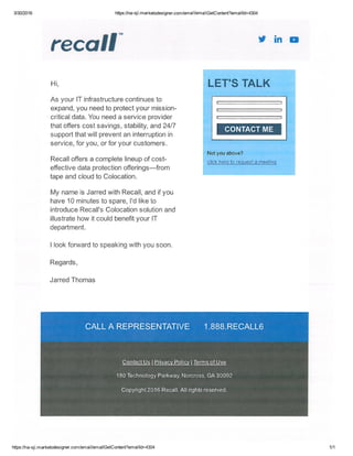 Colocation Sample | PDF