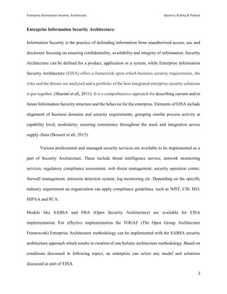 Enterprise Information Security Architecture_Paper_1206 | PDF | IT and ...