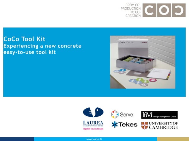 CoCo Tool Kit general introduction 10-2015 | PPT