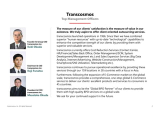 transcosmos investment portfolio_20160620 | PDF | Internet | Computing