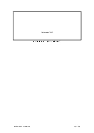 CV - Paul Pugh -December2015 | DOCX
