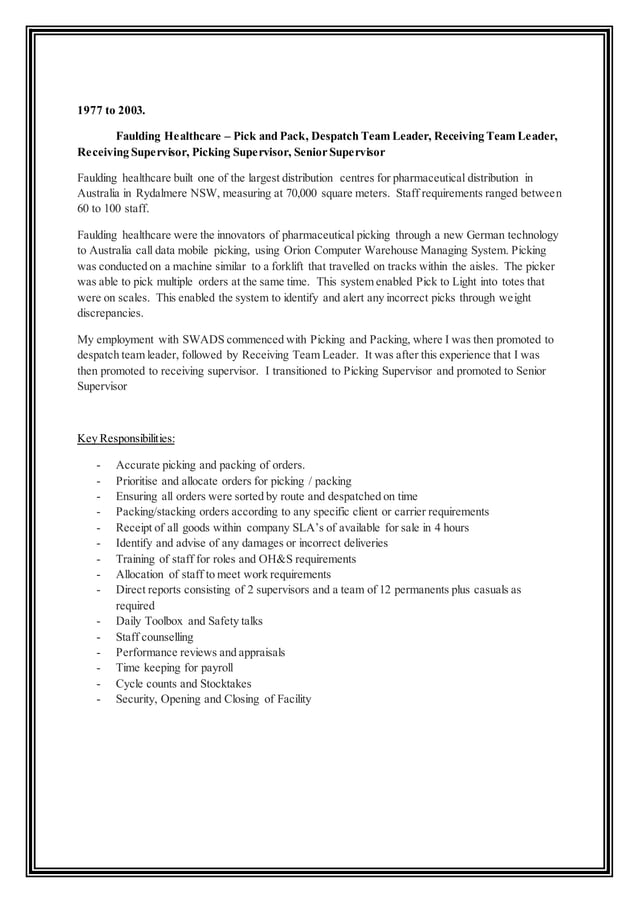 TIM ROLFE Resume complete | PDF