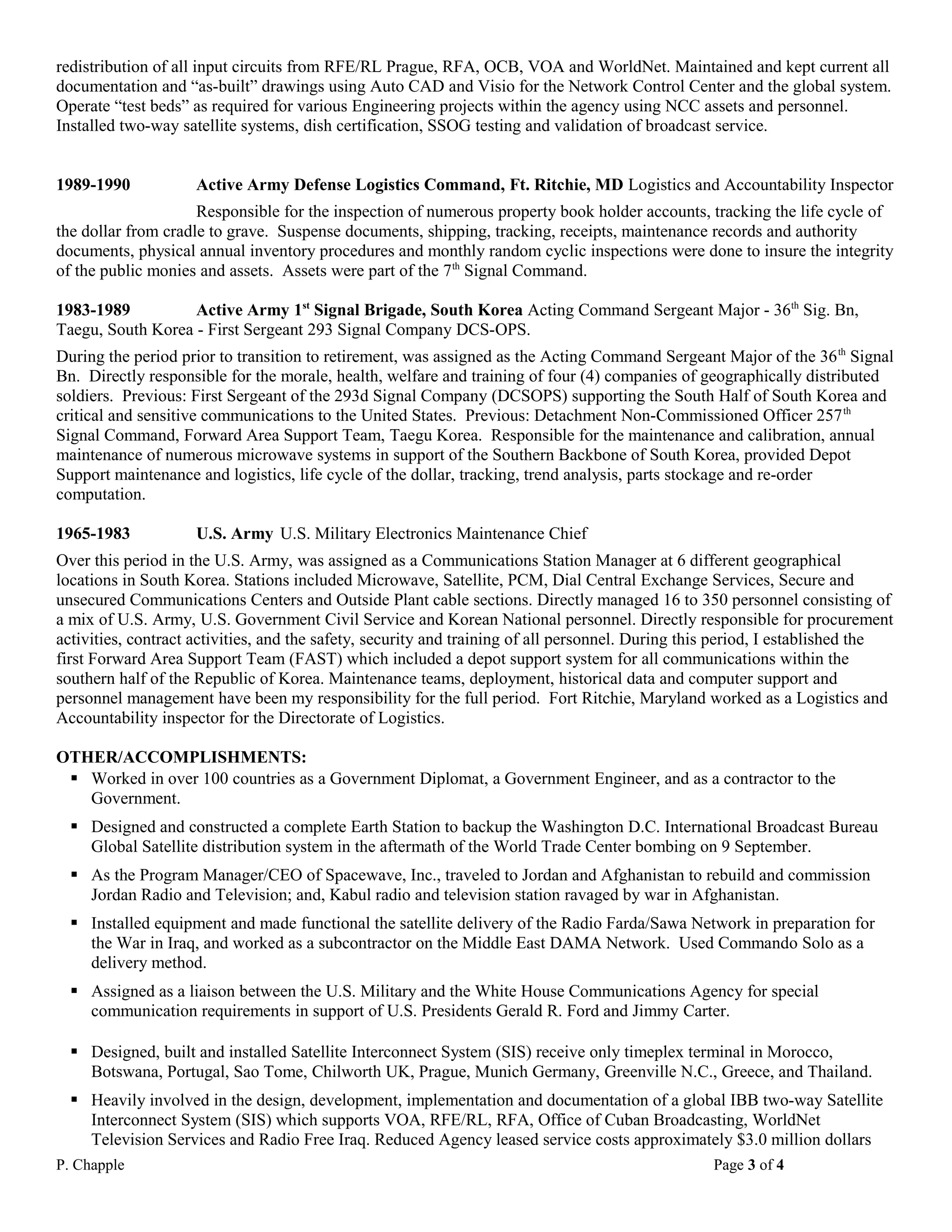 PChapple resume 3-7-2016 | DOC