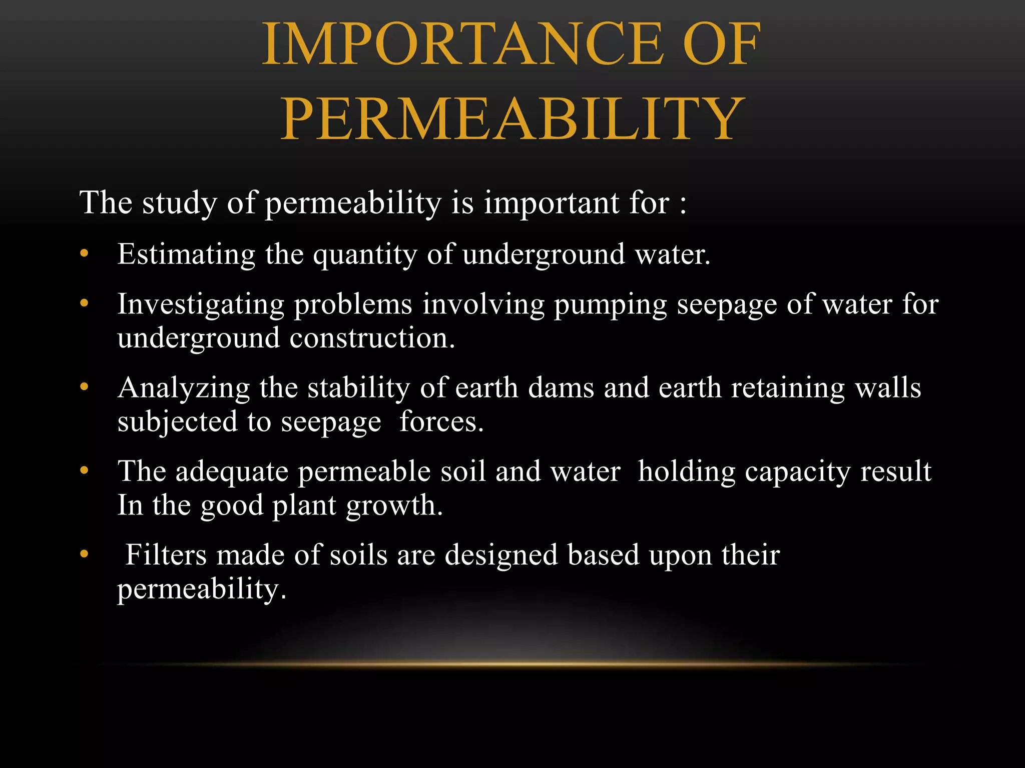 PermEability | PPTX | Geology | Science