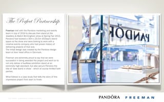 Pandora Exhibition stand - Case Study - Toby Davis | PDF