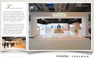 Pandora Exhibition stand - Case Study - Toby Davis | PDF