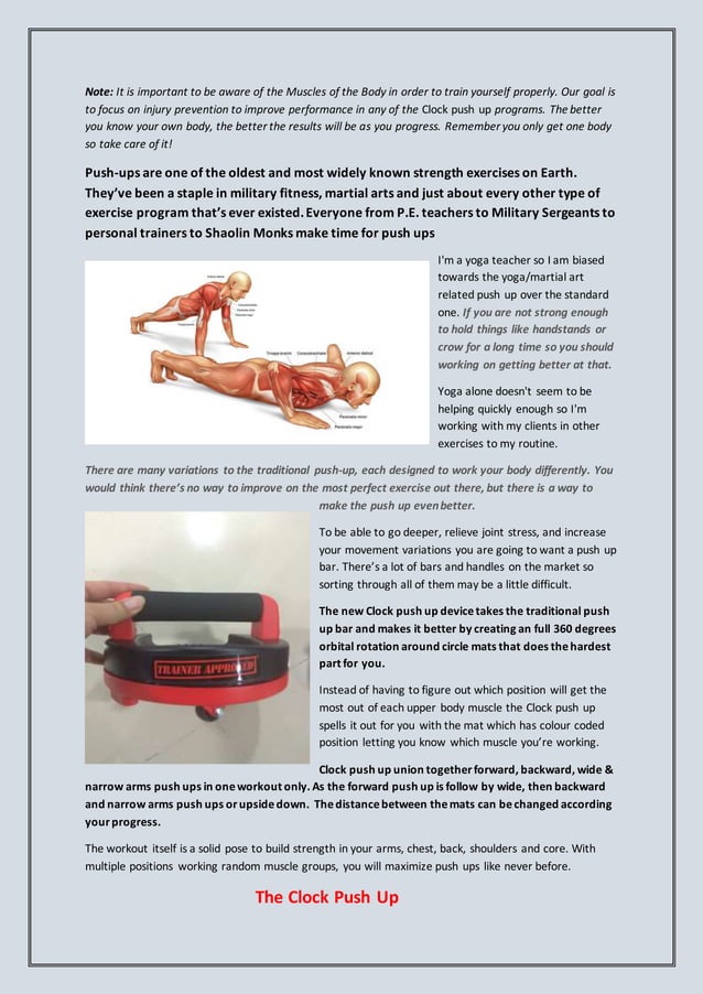 ULTIMATE GUIDE TO CLOCK PUSH UP TRAINING AND TOTAL UPPER BODY ...