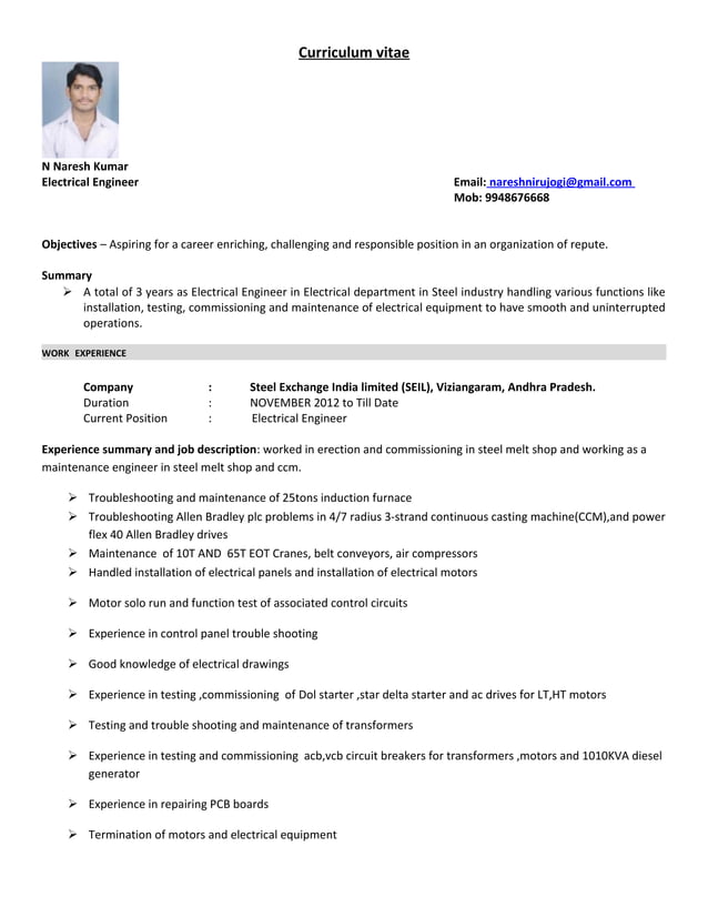 Naresh Resume | DOC