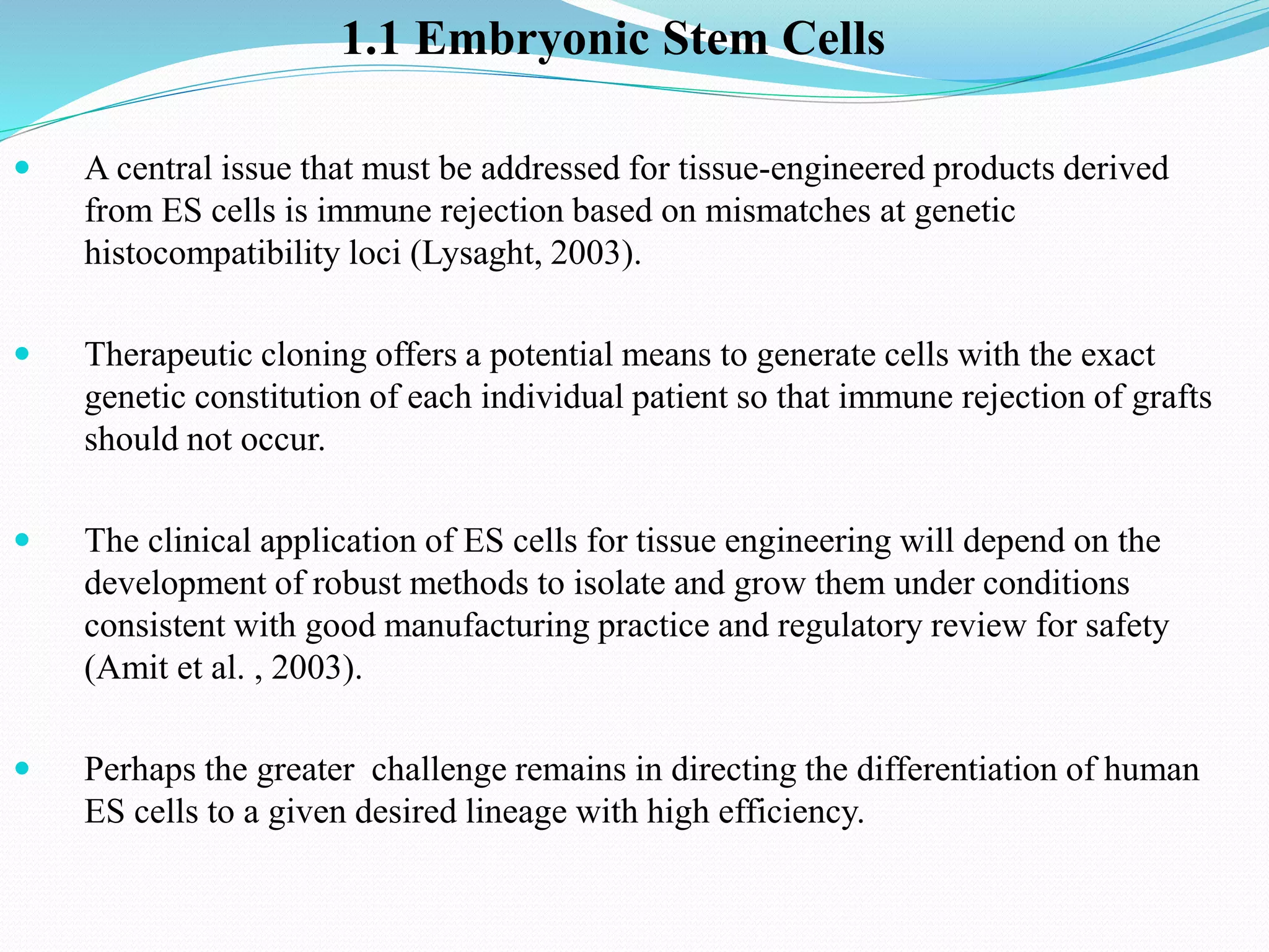 Tissue Engineering slides | PPTX