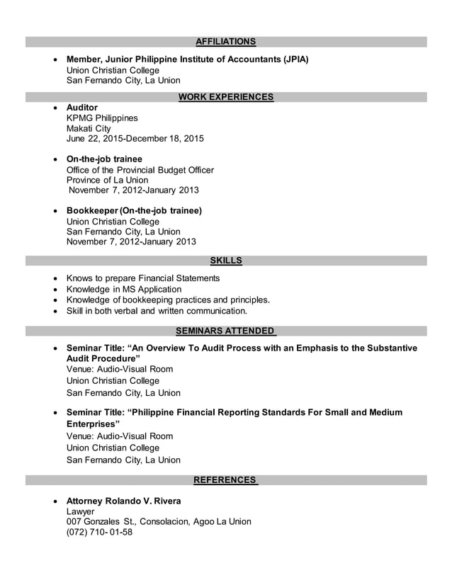 Rachelle Ventura Resume | PDF
