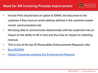 Email AR Invoices to Customers | PPTX