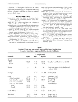 Atkinson et al 2015 Length-weight Emerald shiner | PDF