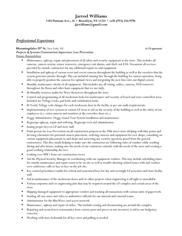 JW Resume | PDF