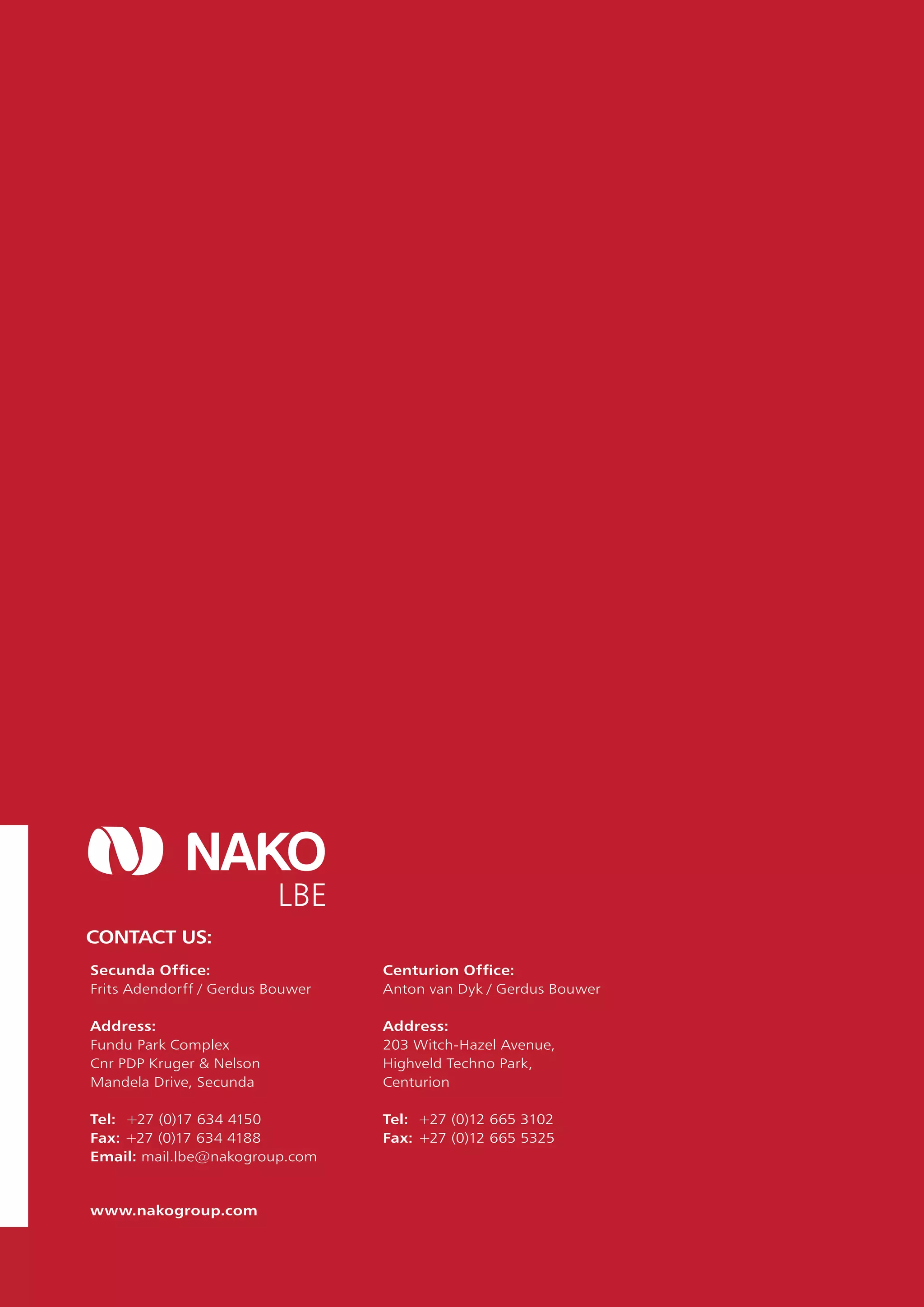NAKO_LBE_Profile_email | PDF