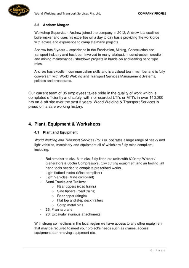 World Welding Company Profile Feb 15